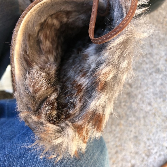 Lorenzo Banfi | Shoes | 8s Vintage Leather Boots With Rabbit Fur Sz 65 ...